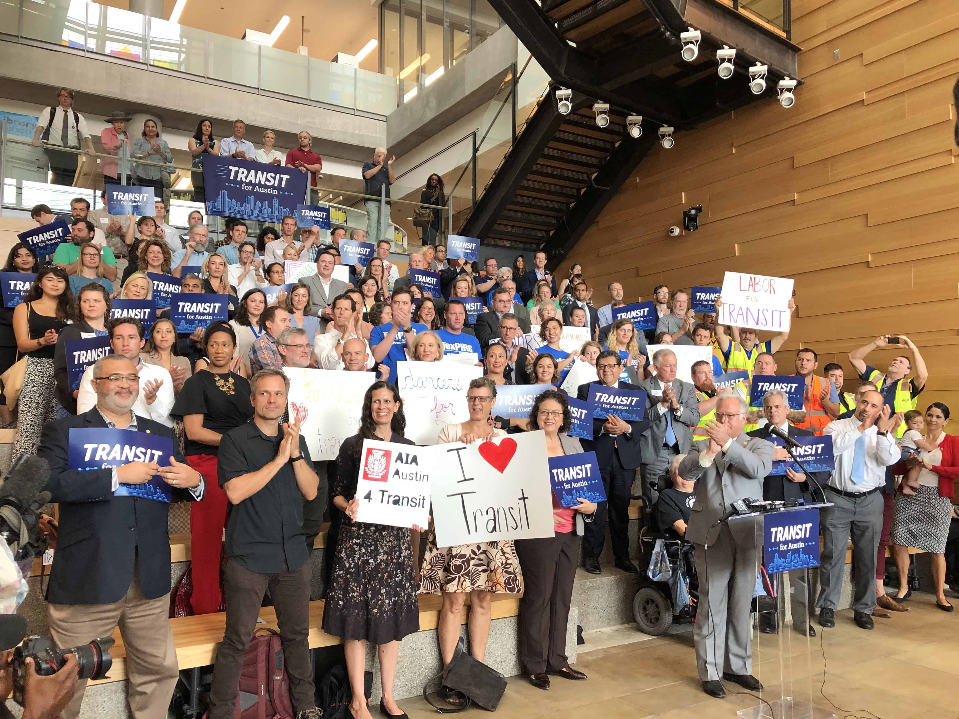 Community Leaders and Advocates Gathered to Launch Transit for Austin ...